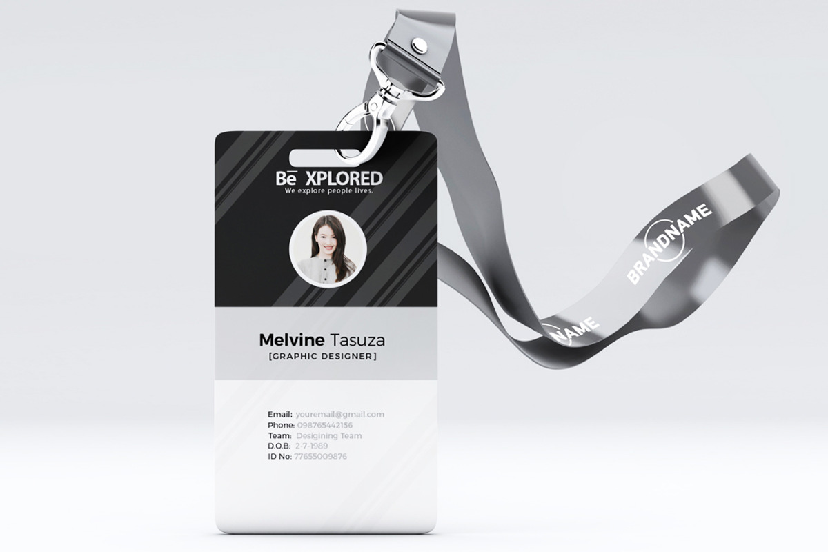 Multi Use ID Card Template 02, a Stationery Template by Design Up