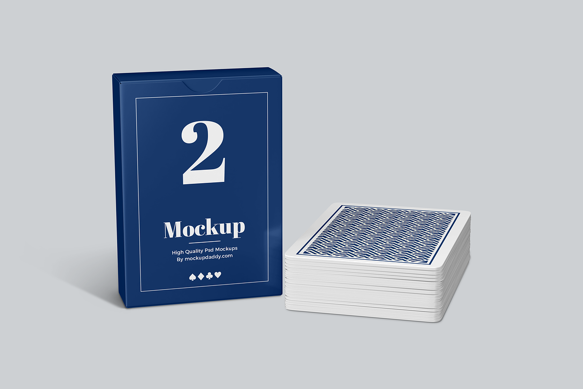 Playing Card Mockup, a Product Mockup by Mockupdaddy