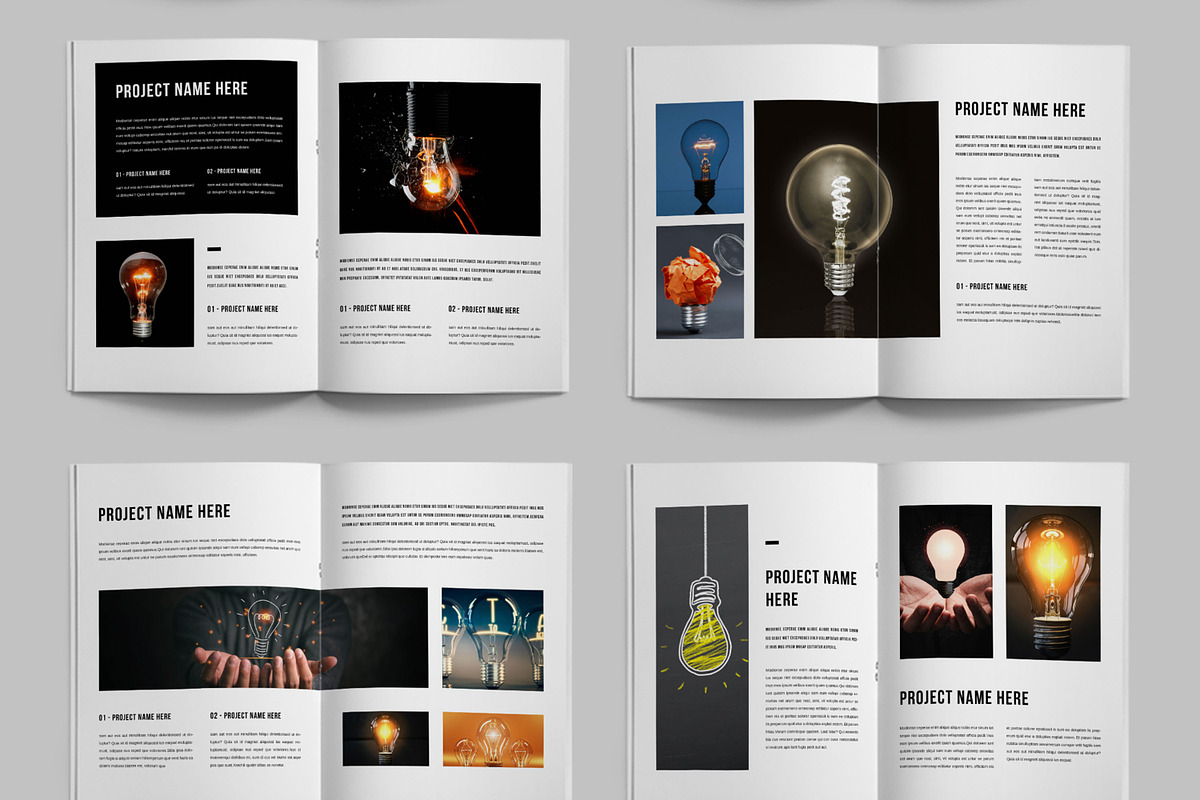 Lamp Magazine Template