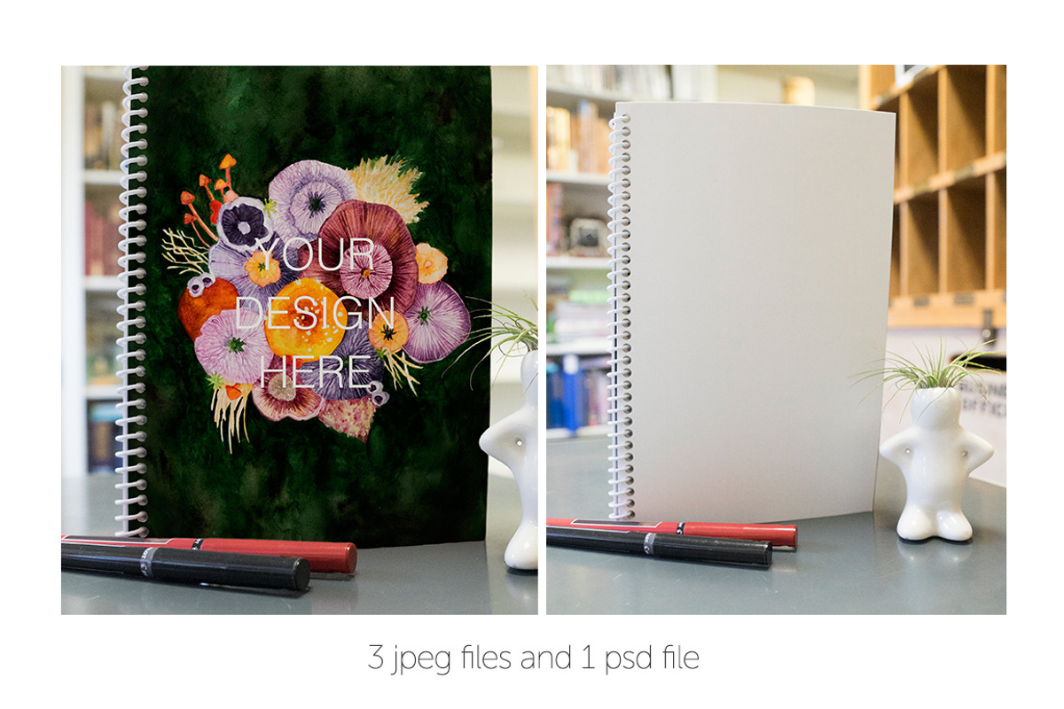 Journal Mockup, a Pens & Pencil Mockup by Studio Meraki