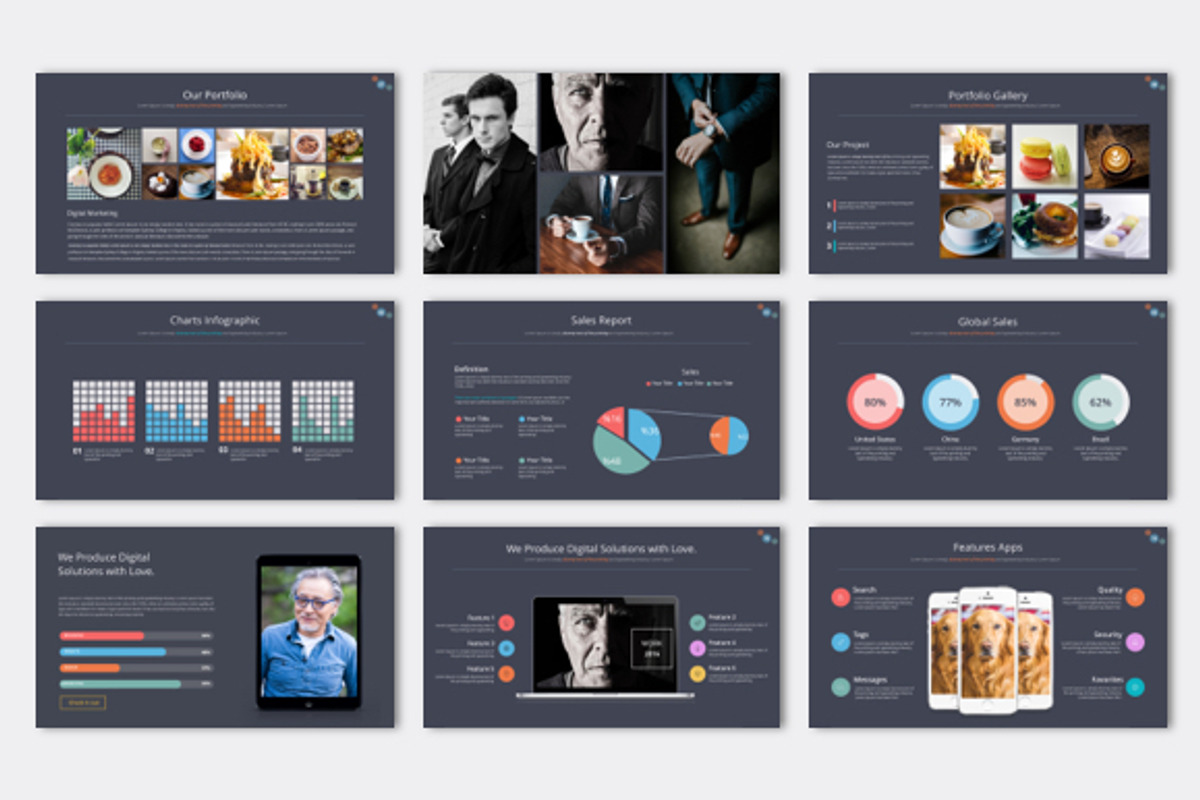 Tesla Powerpoint Presentation Templa, a Presentation Template by Mia