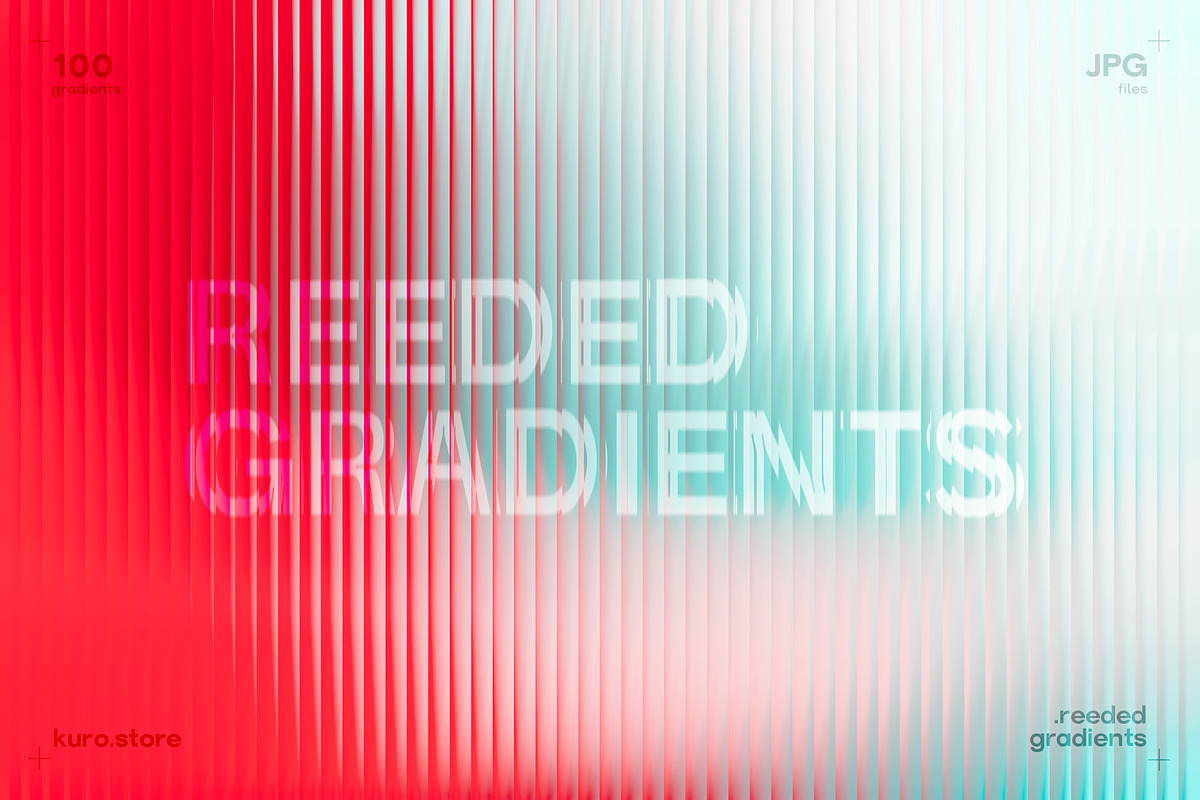 Reeded Gradients Collection, a Texture Graphic by kuro