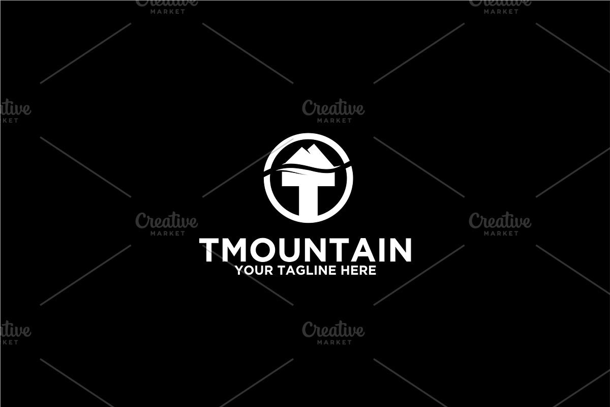 Mountain | T Logo | Letter, a Branding & Logo Template by REDVY CREATIVE