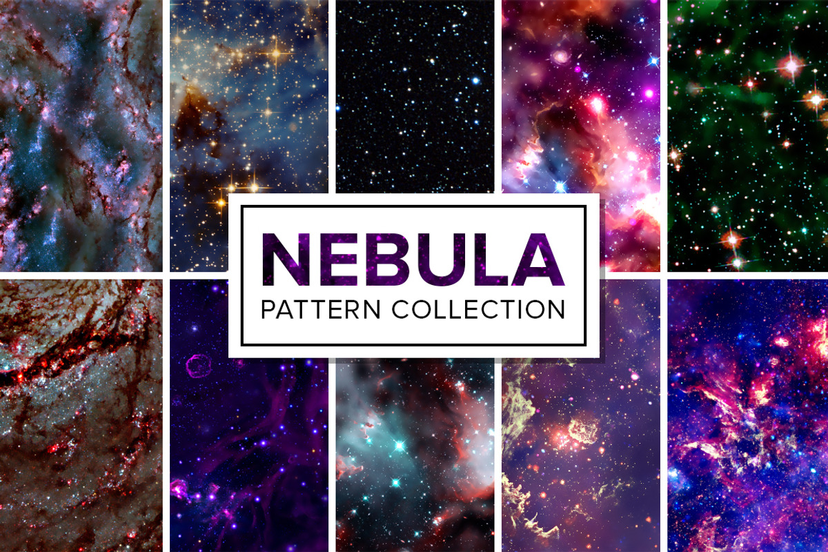 60 Space Patterns Bundle, a Pattern Graphic by Creativenauts