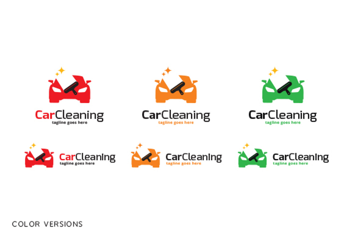Car Cleaning Logo Template, a Branding & Logo Template by gunaonedesign