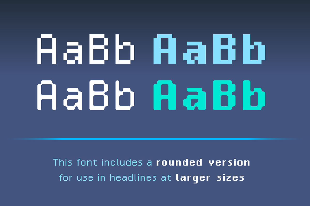 Pixel Art Font - Standard