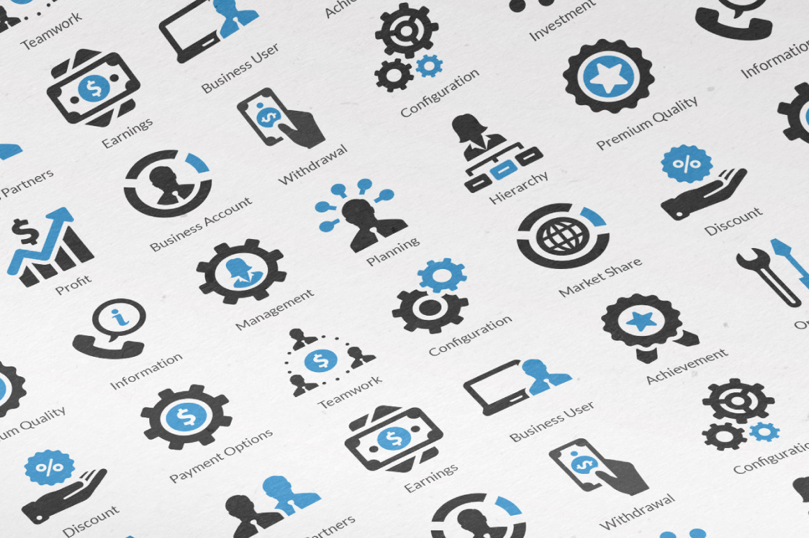 20 Business Icons Vol. 5, an Icon by Re66y | Creative Market