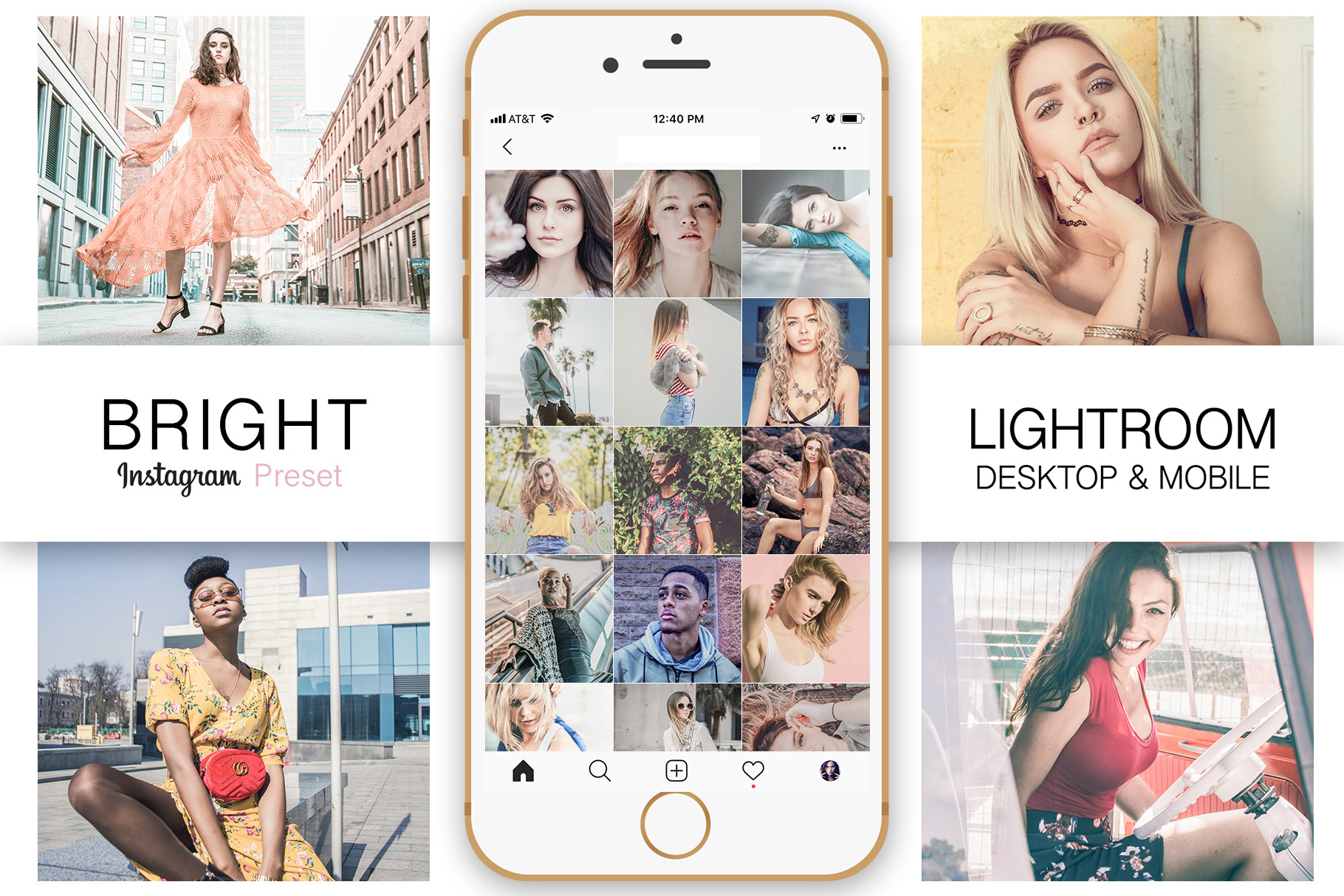 Bright Lightroom Blogger Preset, an Action Add-On by Design Aesthetic