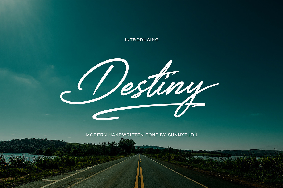 Destiny Handwritten Script Font
