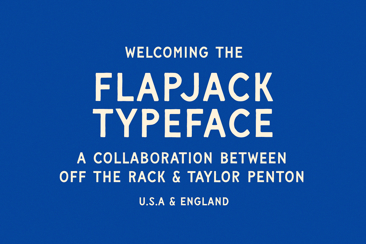 Flapjack | Vintage Hand Drawn Font, a Sans Serif Font by Off The Rack