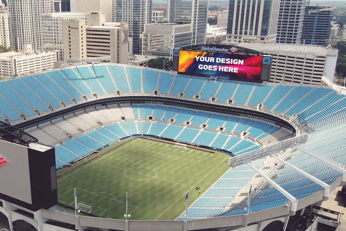 12 PSD NFL Stadium Display Mockup, a Product Mockup by Laura