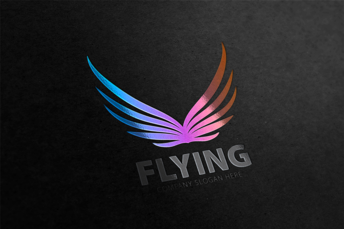 Flying Logo, a Branding & Logo Template by essegraphic | Creative Market