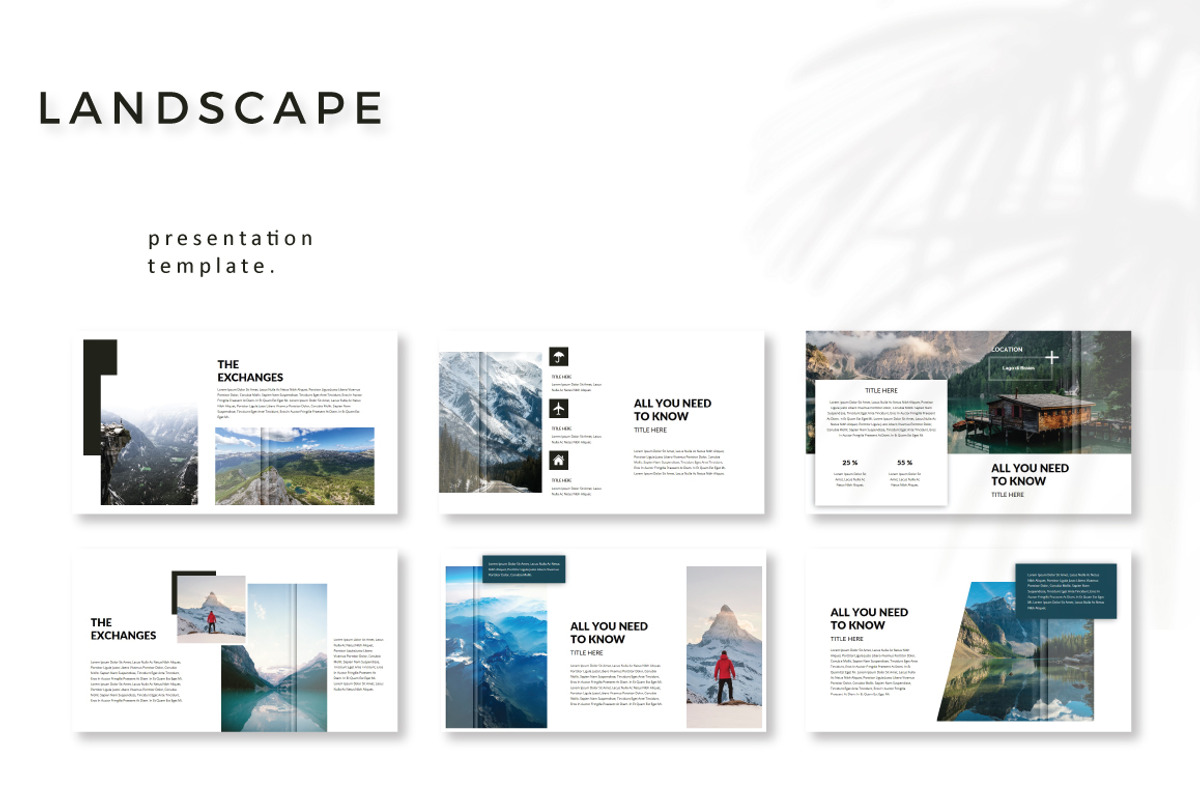 Landscape - Presentation Template, a Presentation Template by lectrathink