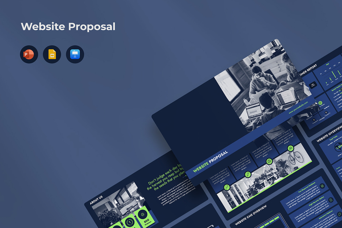 Website Proposal: PPT, Slides, Keynote