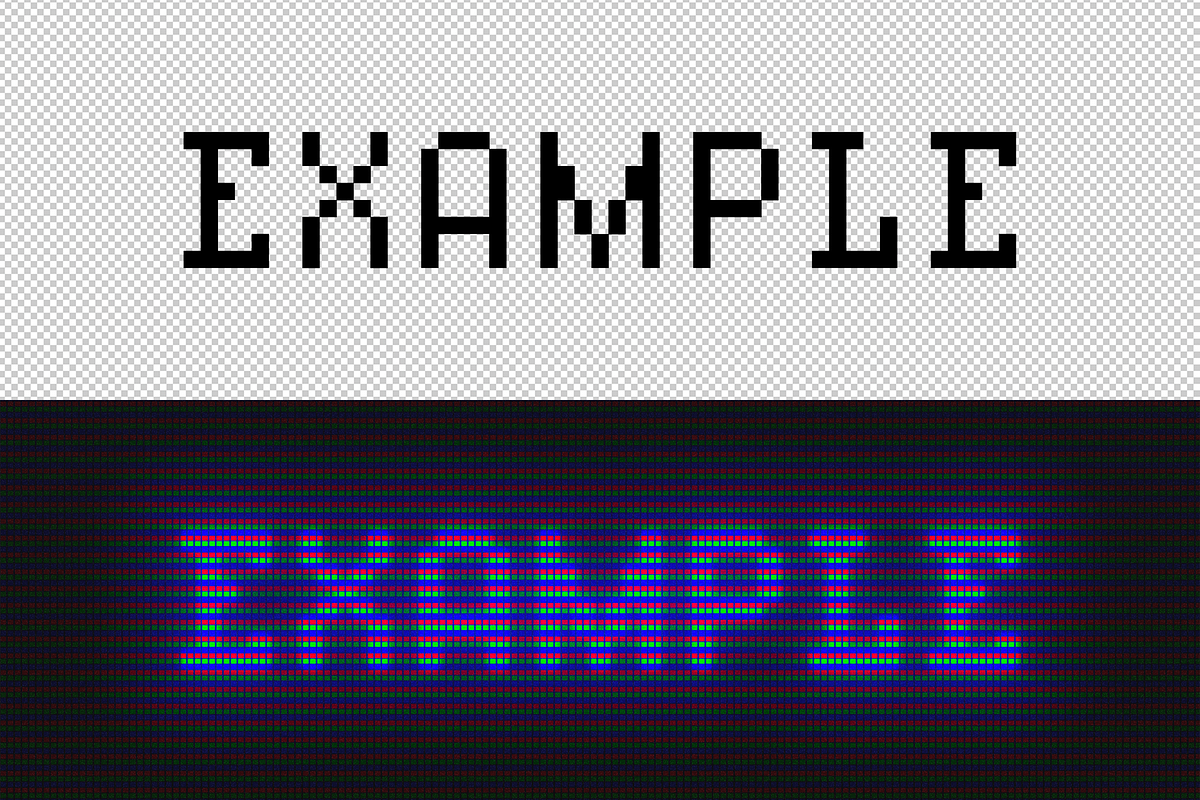 Vintage Monitor CRT Text Effect, a Mockup by Design Squad