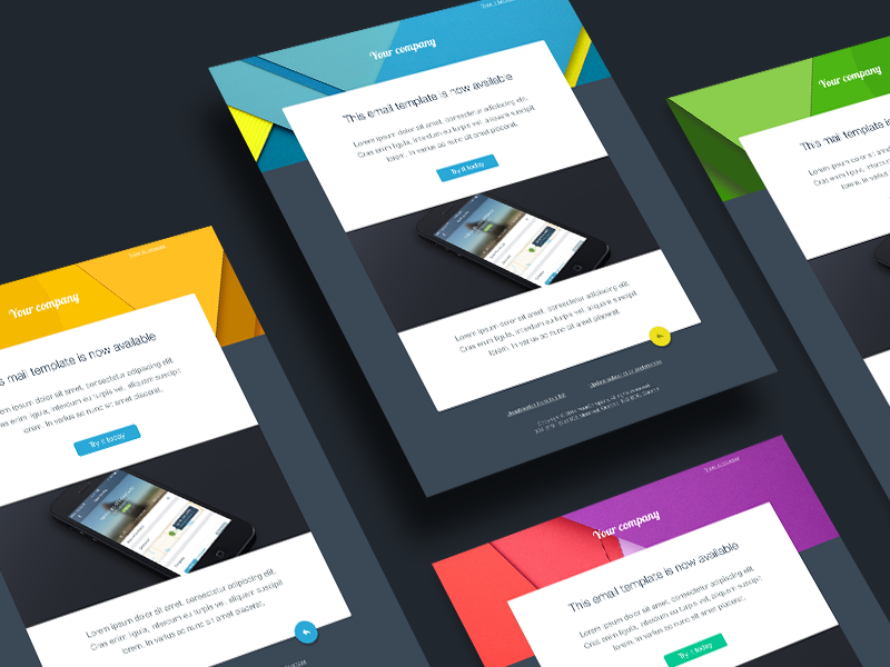 Simple material Sketch mail template, an Email Template by Orizon ...