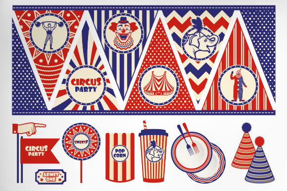 Carnival Signs, an Illustration by Moloko88 | Creative Market