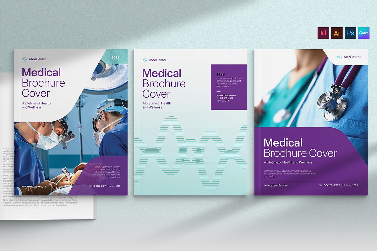 Medical Brochure Cover Template, a Brochure Template by BrandPacks