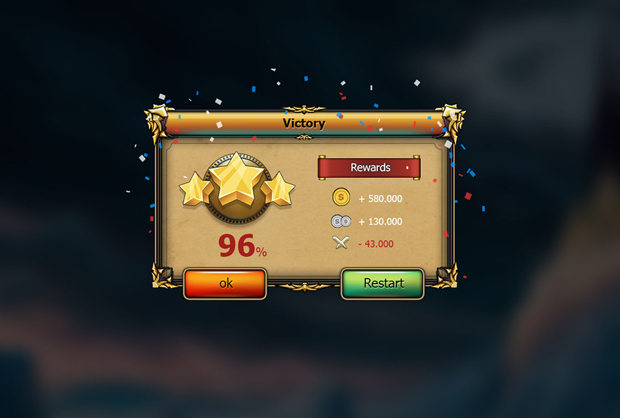 Fantasy game RPG Gui Pack, a Templates & Theme by yuq229