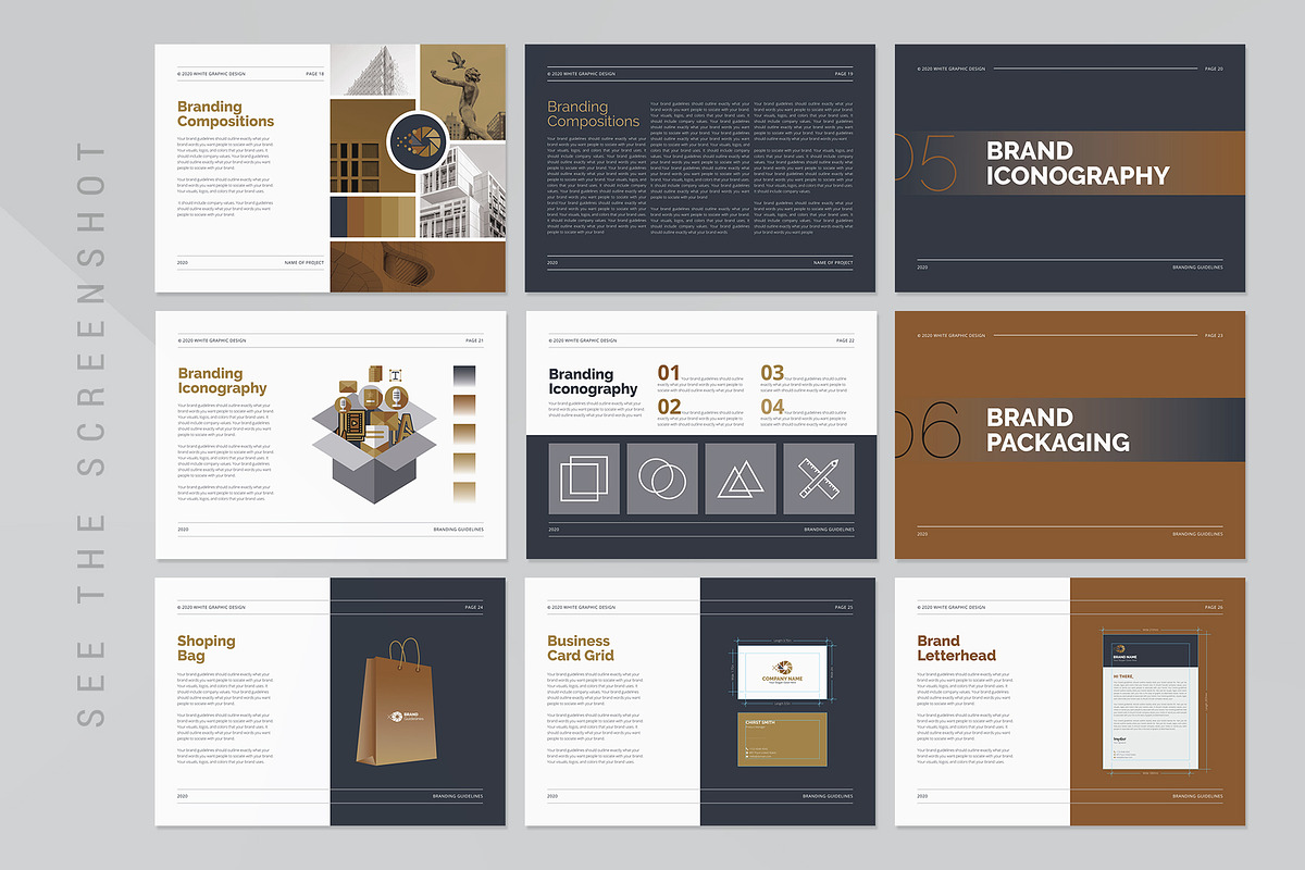 Minimalist Brand Identity Guidelines, a Presentation Template by ...