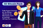 3D Cryptocurrency Packs | 3D Models ~ Creative Market
