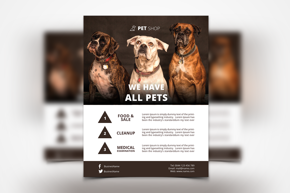 Pet Shop Flyer, a Flyer Template by Creatricks