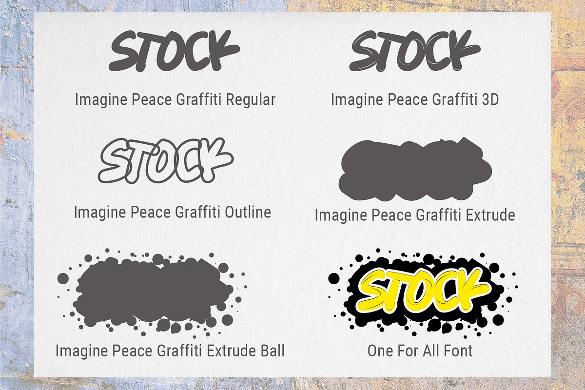 Imagine Peace Graffiti