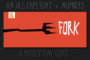 Fork, a Font by Simplex Opera