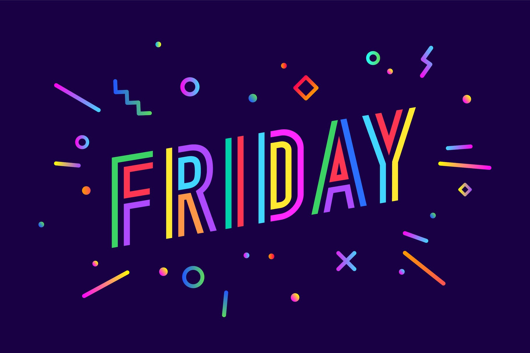 Friday. Banner, speech bubble | Illustrations ~ Creative Market