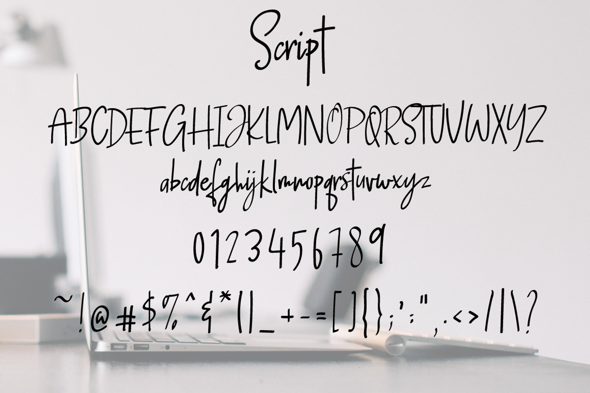 Jherry Jill | Font Duo + 6 Logos, a Script Font by Artstudio