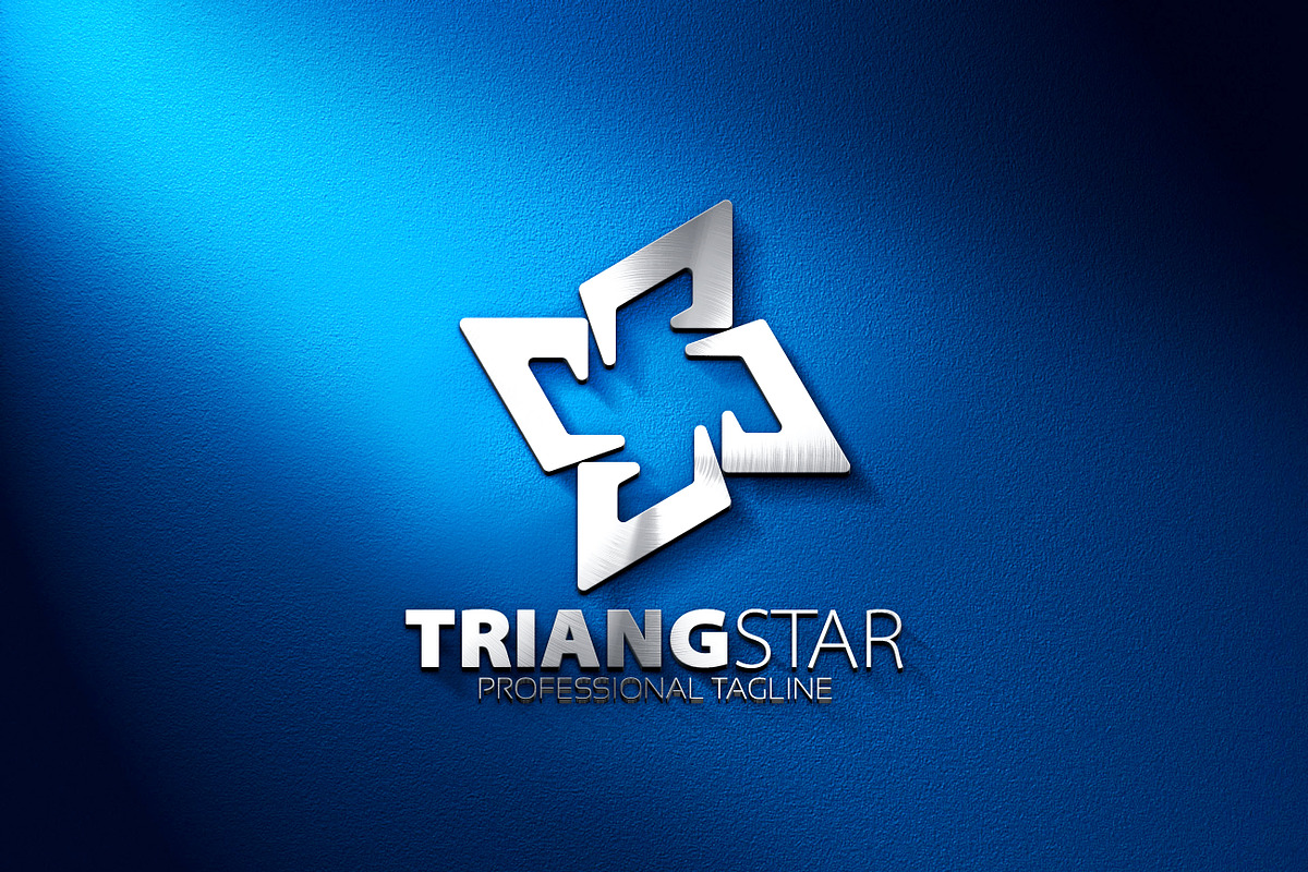 Triangle Star Logo, a Branding & Logo Template by essegraphic