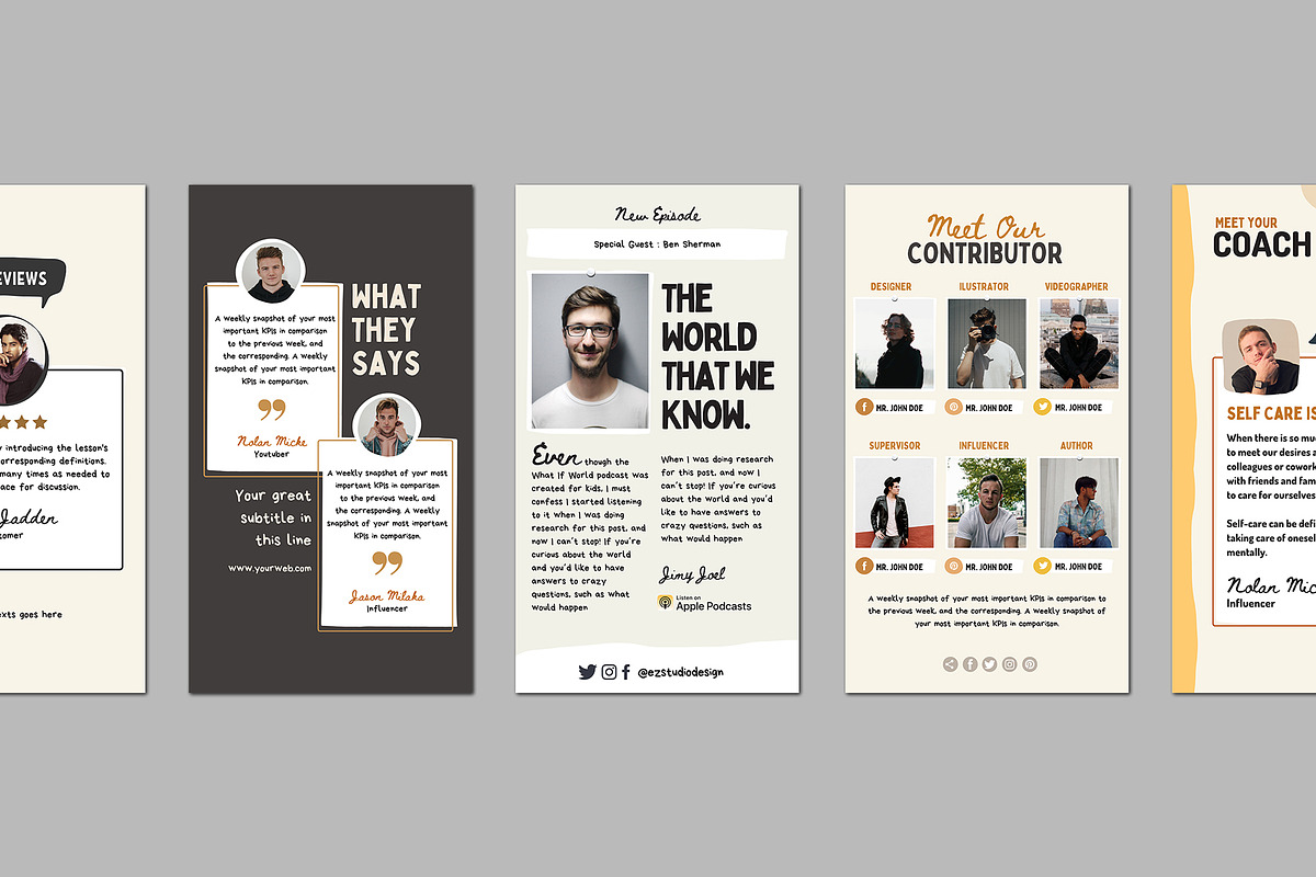 Instagram Creator For Teacher CANVA, a Social Media Template by Analogi ...