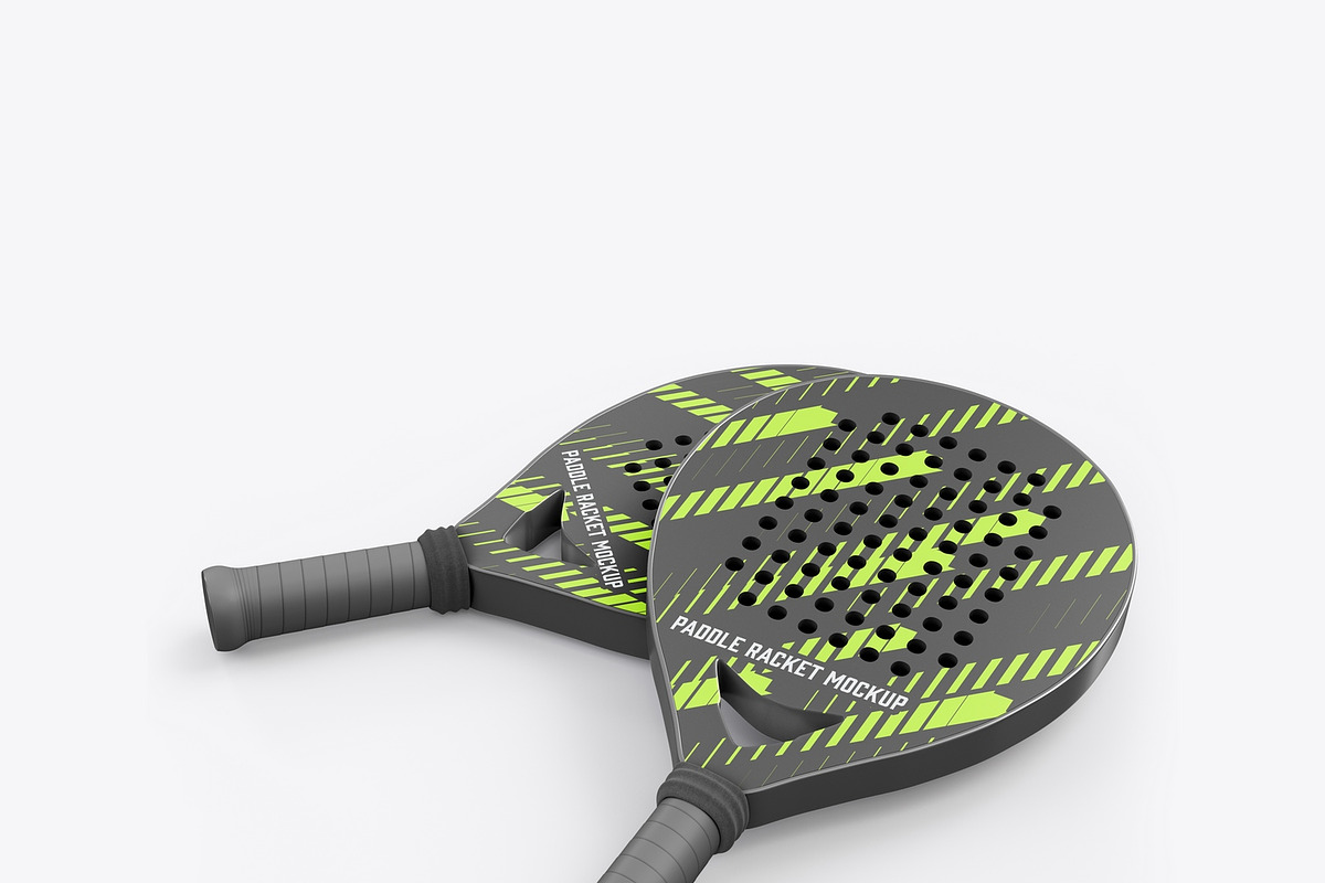 Paddel Racket Mockup, a Product Mockup by OneVectorStock