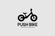 Push Bike Logo Design Vector, a Branding & Logo Template by tmts