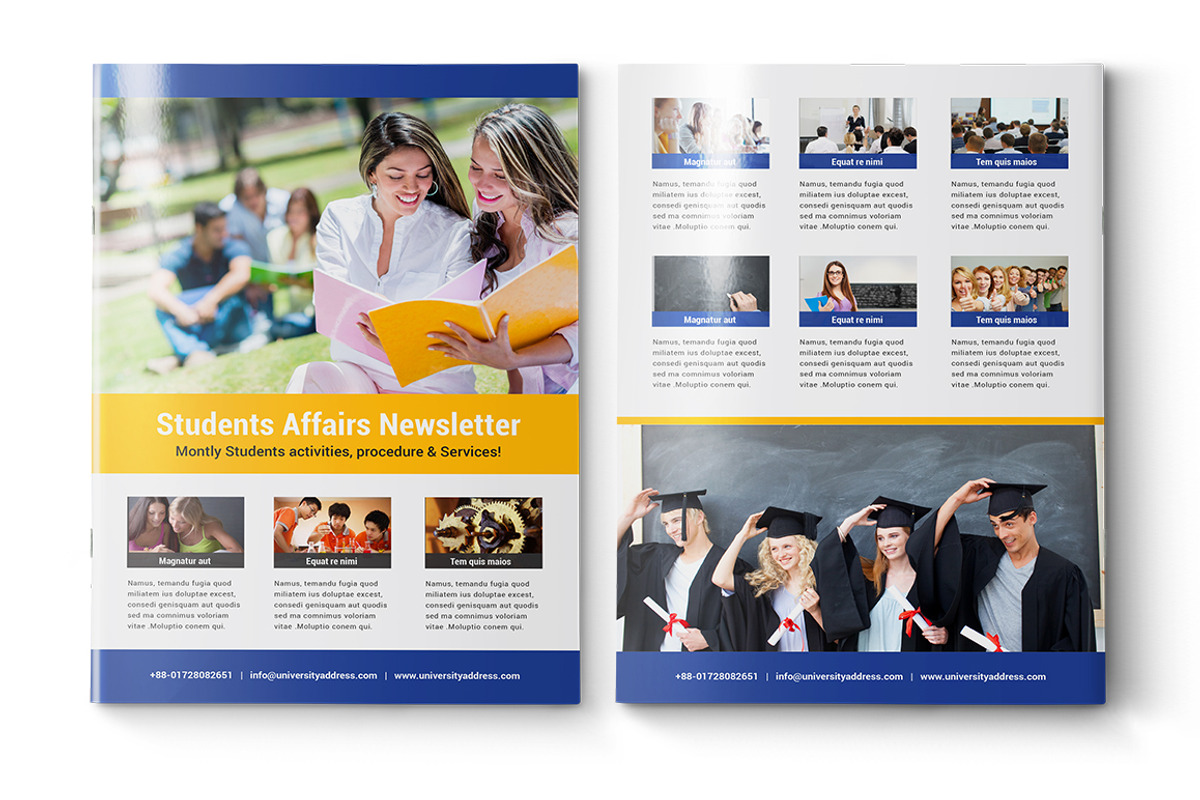 Multipurpose Newsletter Template 04, a Brochure Template by Layout Design
