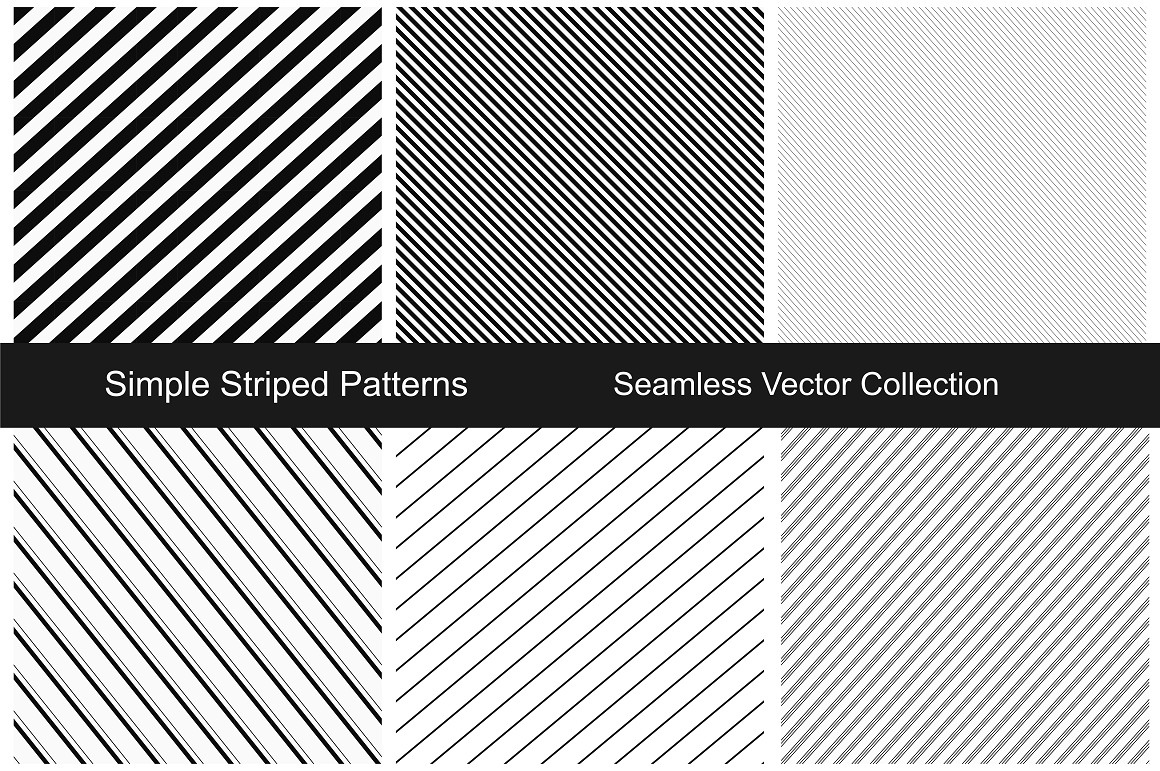 Striped seamless patterns., a Pattern Graphic by ExpressShop