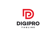 DigiPro - Letter D P DP PD Logo, a Branding & Logo Template by yopie