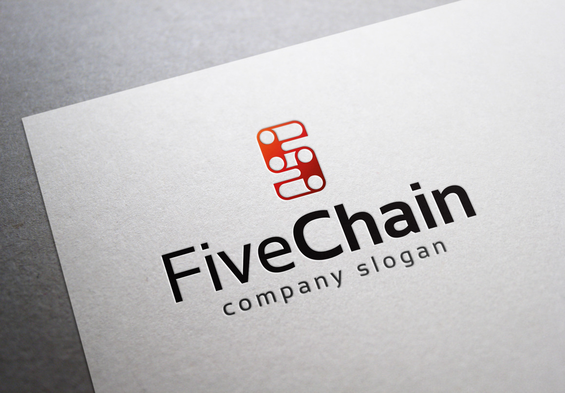 Five Chain Logo, a Branding & Logo Template by EmilGuseinov