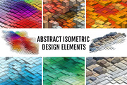 Isometric vector set, a Texture Graphic by Illustree