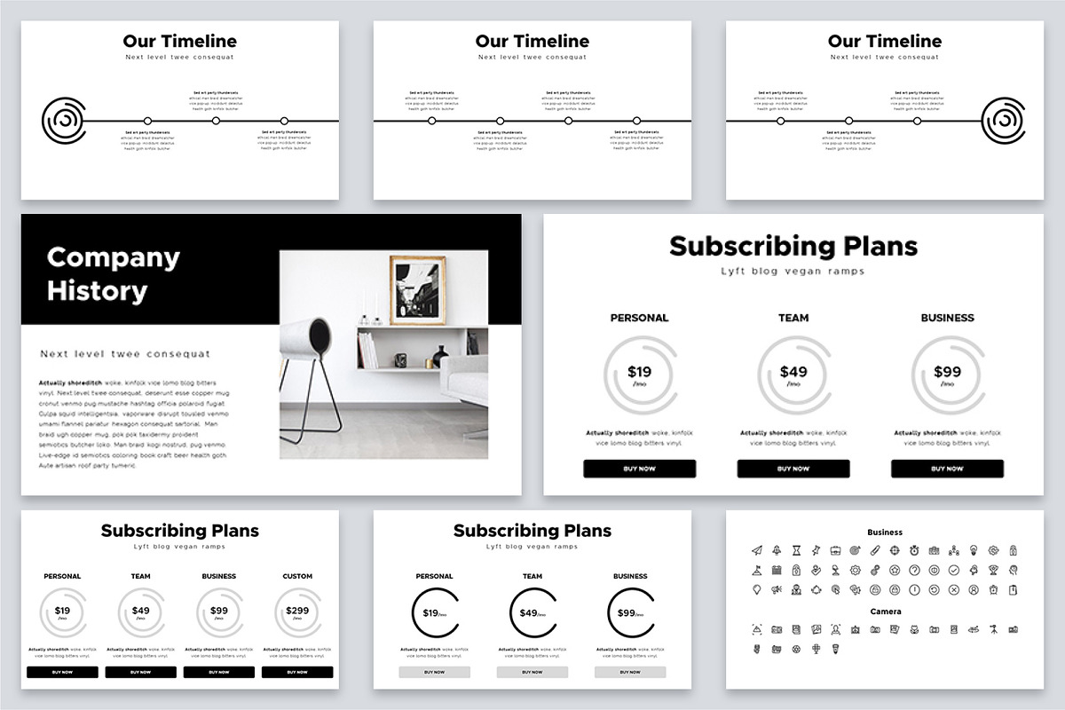 Vortex Powerpoint Template & Slides