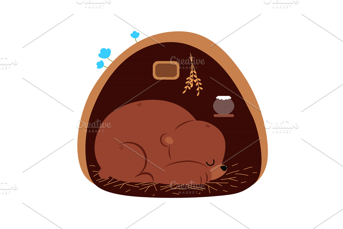 Brown Bear as Forest Animal, an Animal Illustration by TopVectors ...