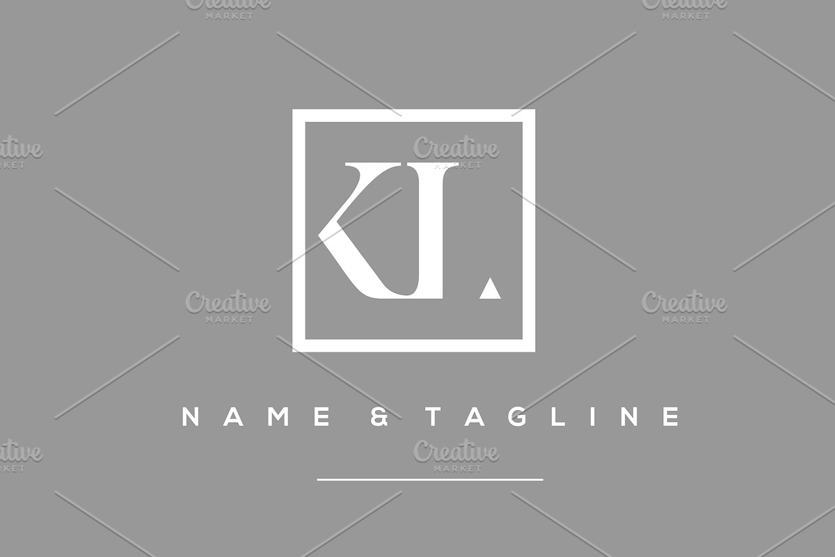 Monogram icon logo KL, a Branding & Logo Template by idesign_4u