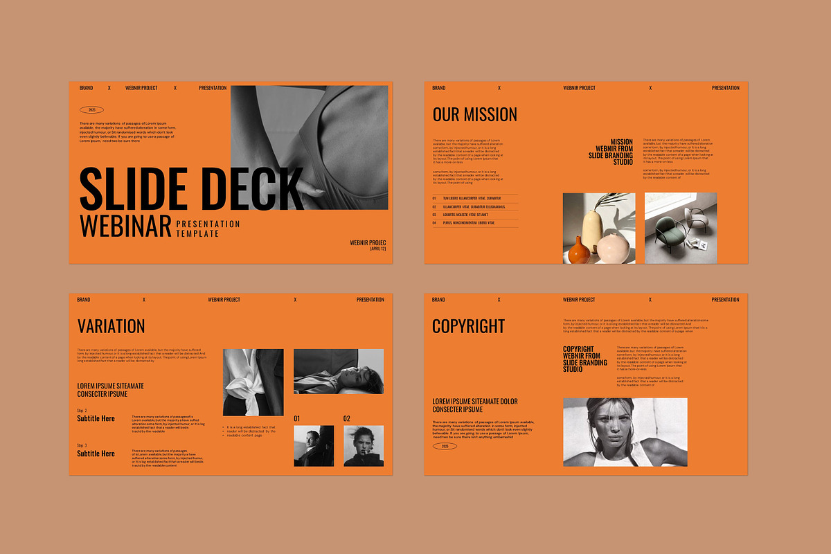 Slide Deck Presentation Template, a Presentation Template by evgenystudio
