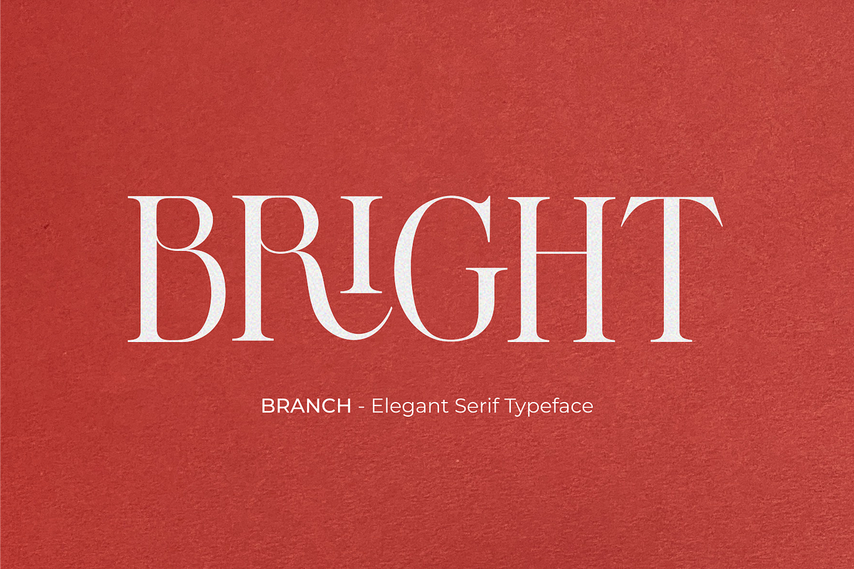 BRANCH - Elegant Serif Typeface