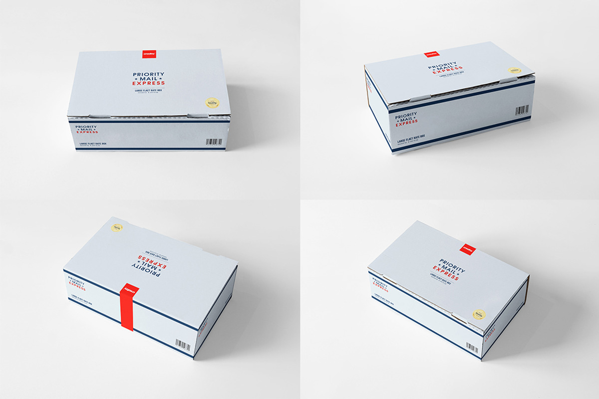 Mailing Box 3 Types Mockup Set, a Packaging Mockup by Creatsy