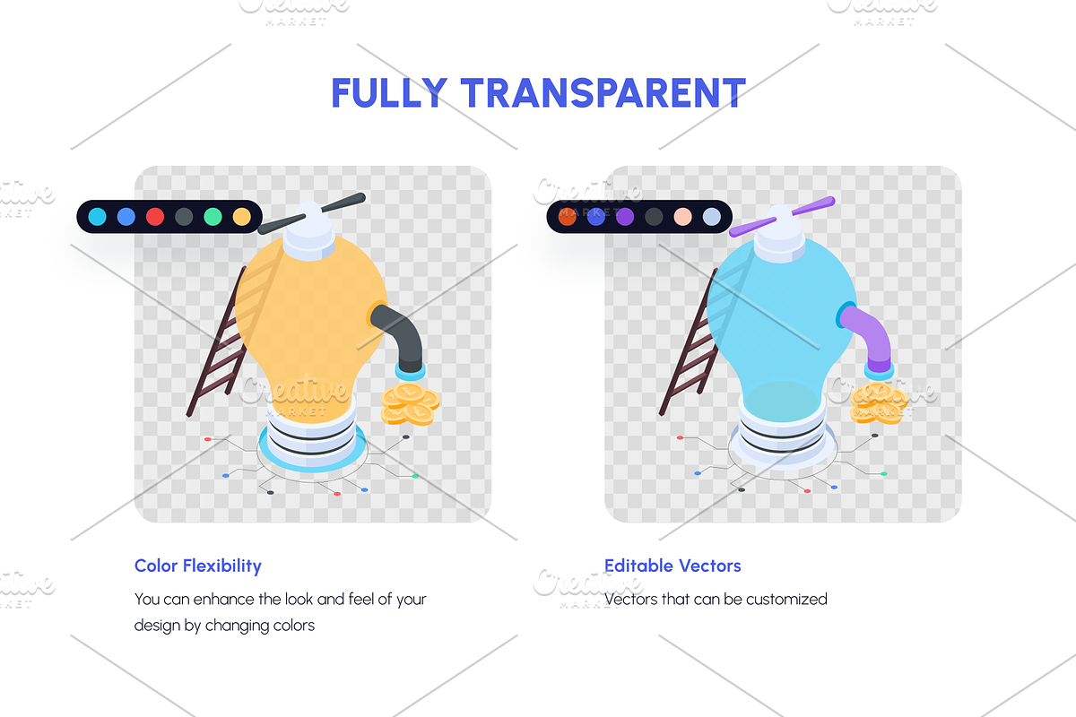 Animated Benefits Icon Set