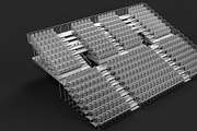 Theatre raked seating, a Furniture 3D Model by Giimann