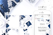 Navy Instagram Feed Photos, a Social Media Template by prettyiconic