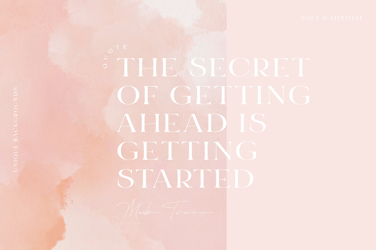 Abstract Quote Backgrounds, a Texture Graphic by Basia Stryjecka