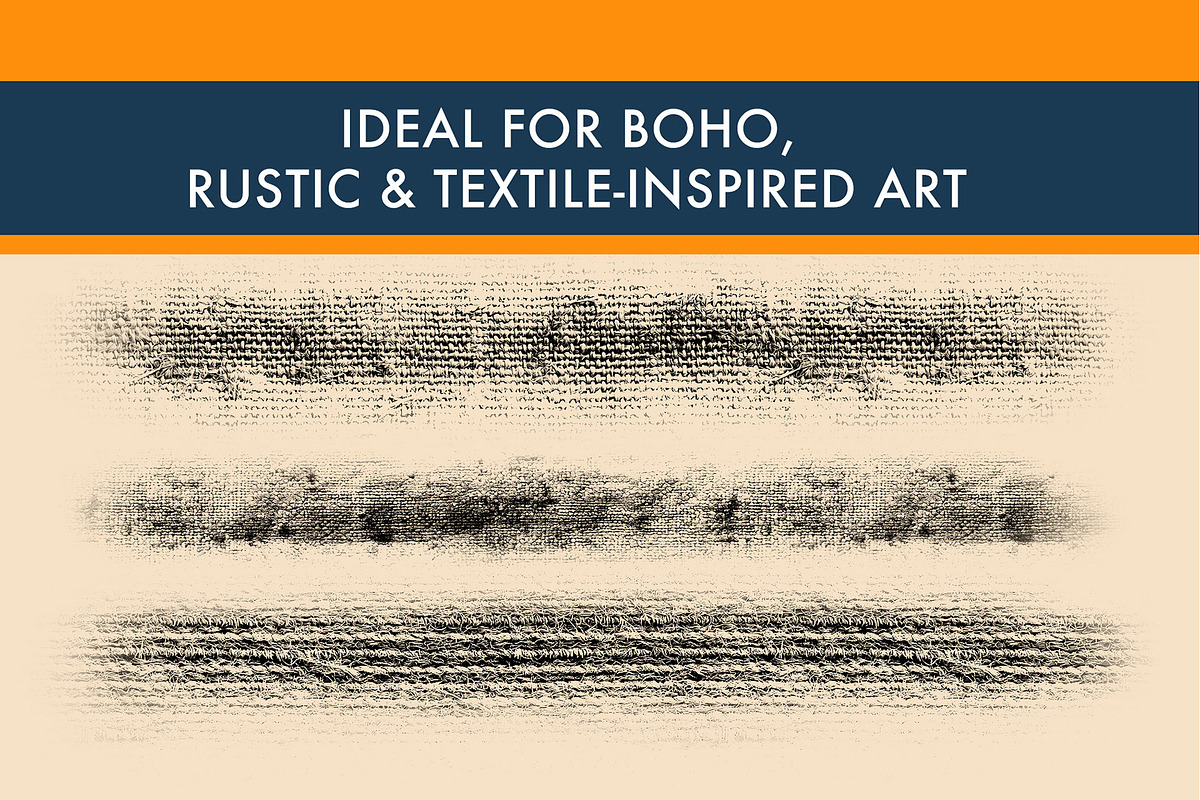 Rustic Fabric Texture Brush Set, a Brushes & More by Zsolt Kosa Art